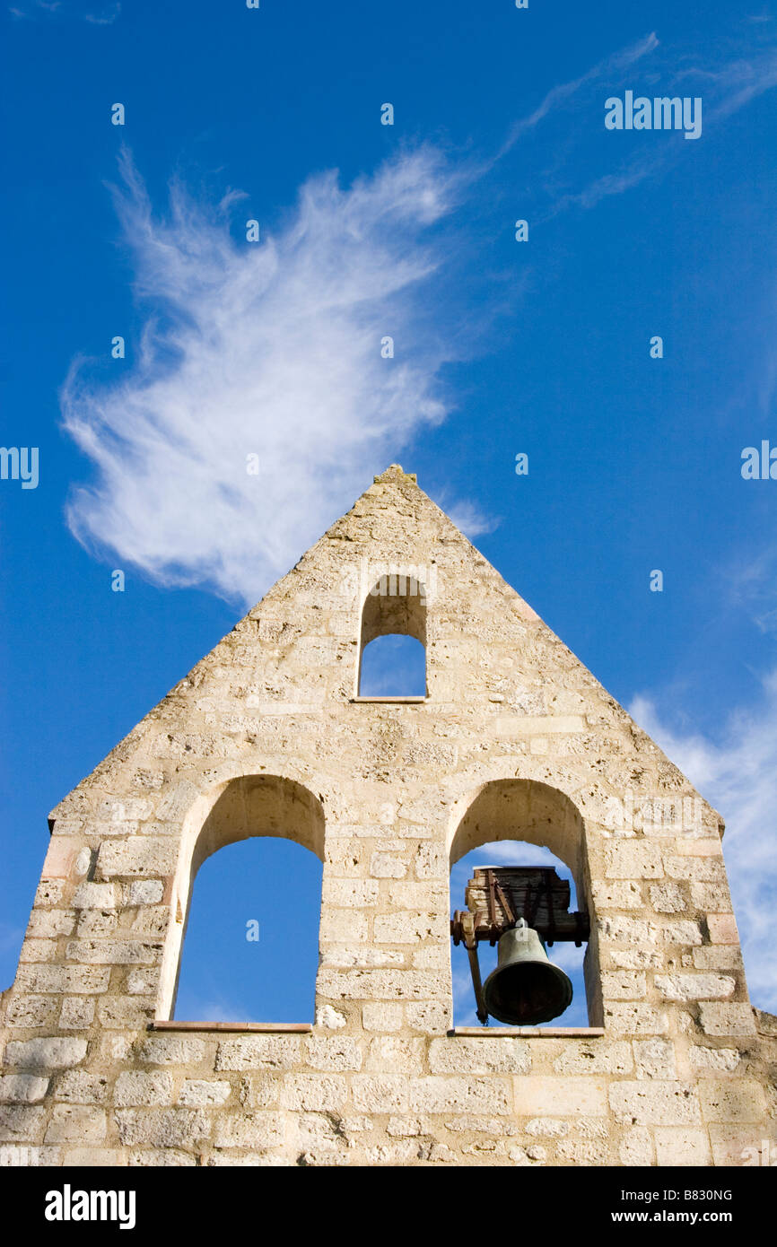 Church tower with bell hi-res stock photography and images - Alamy