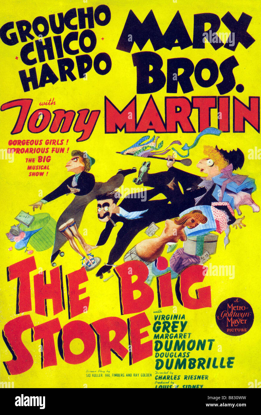 The Big Store Year : 1941 USA Marx brothers Director: Charles Reisner ...