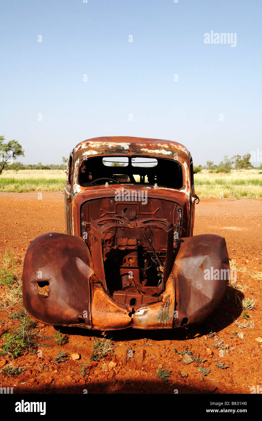 Rusty cars in the Outback Northern Territory Australia Stock Photo - Alamy