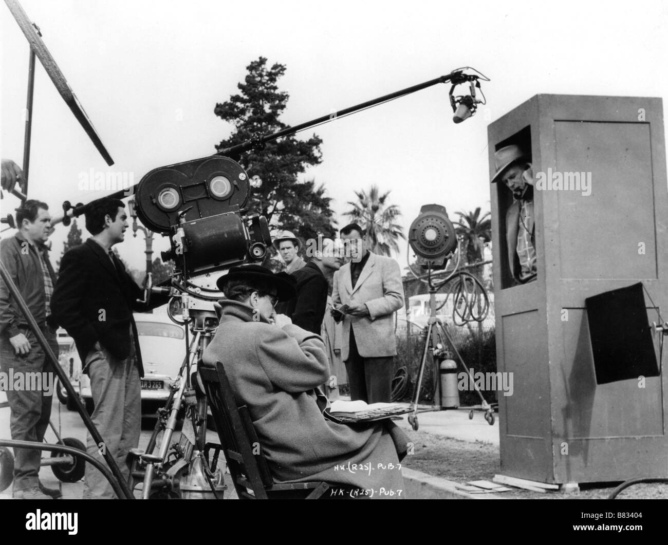 Stanley Kubrick, Sterling Hayden, on the set of The Killing Year: 1956 ...