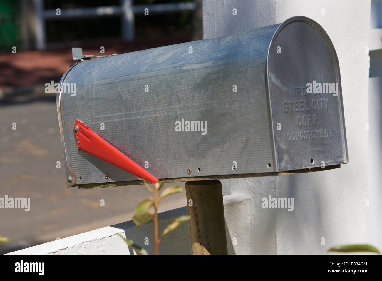 Mail box on a house, France Stock Photo - Alamy