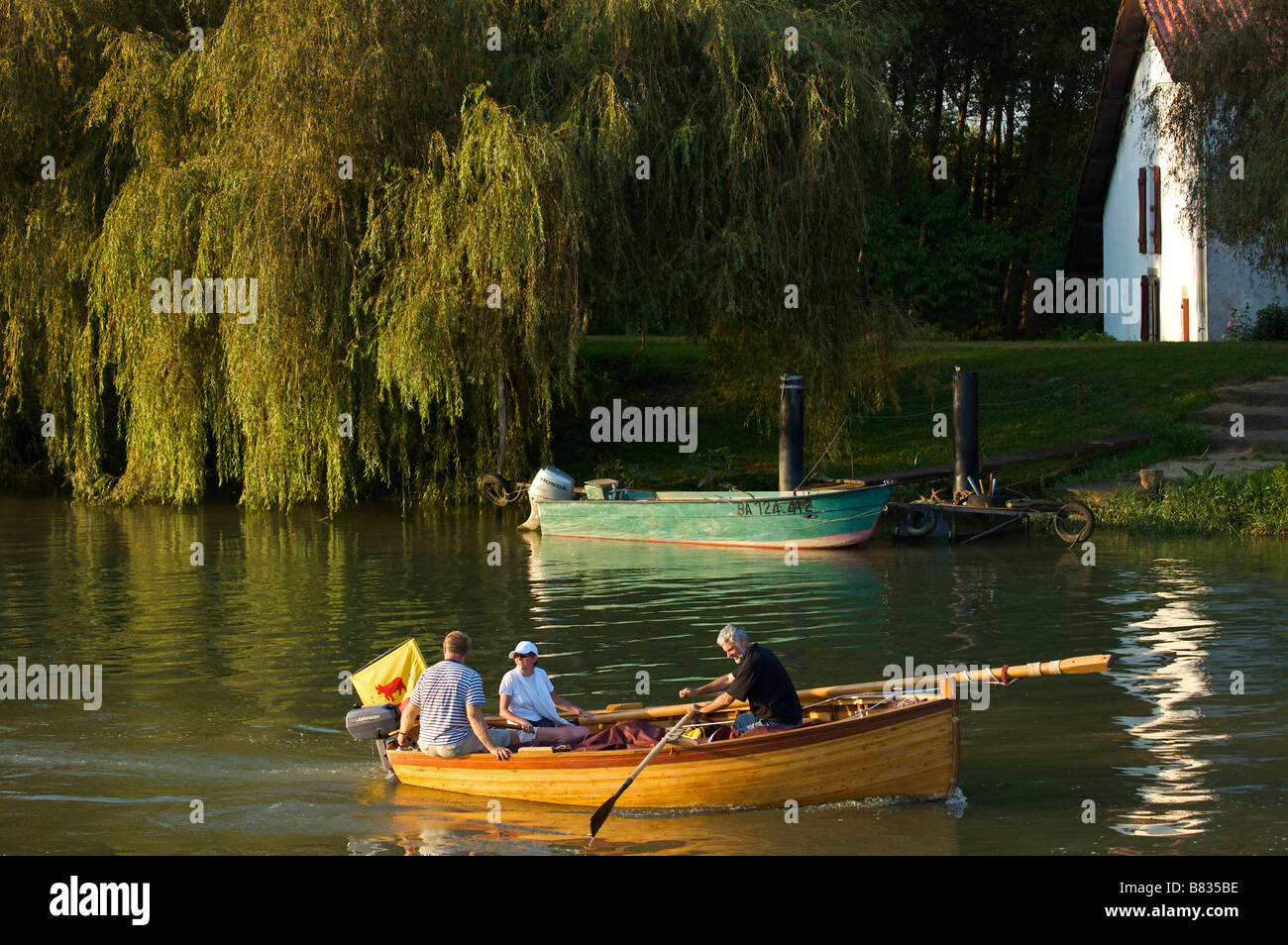 Small river boat hi-res stock photography and images - Alamy