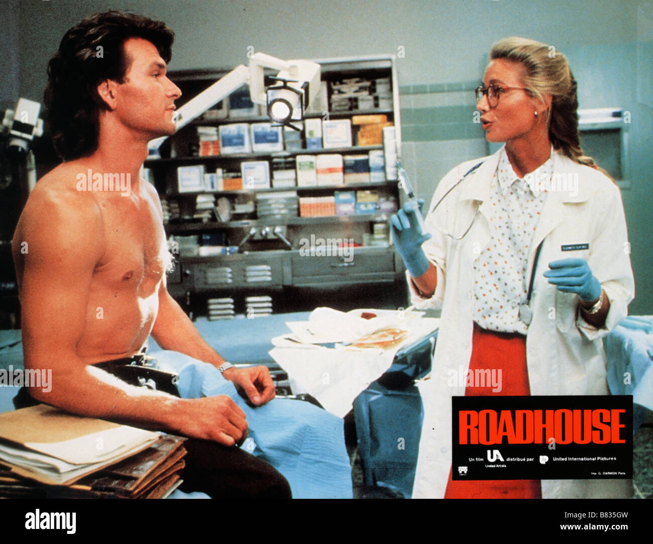 Road House Year: 1989 - usa Patrick Swayze, Kelly Lynch Director: Rowdy Herrington Stock Photo ...