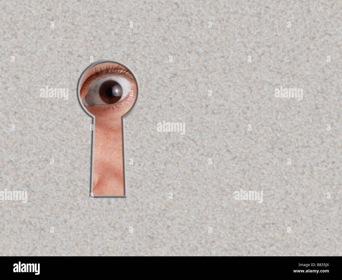 Peeping through keyhole hi-res stock photography and images - Alamy