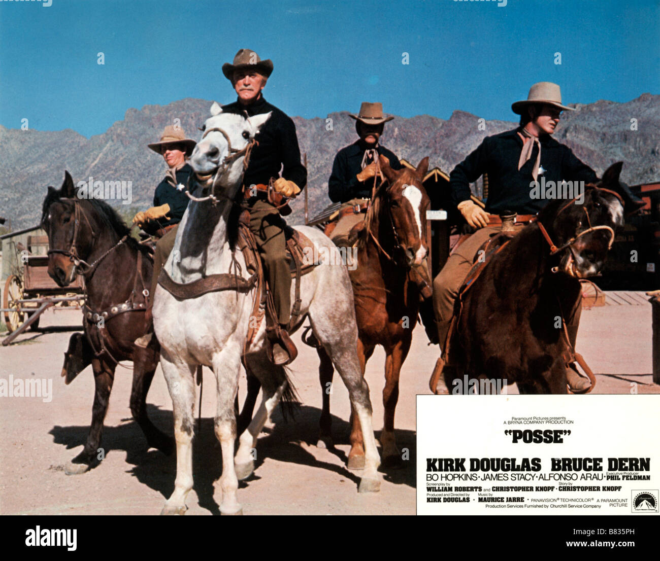 Posse Year : 1975 USA Kirk Douglas Director: Kirk Douglas Stock Photo ...
