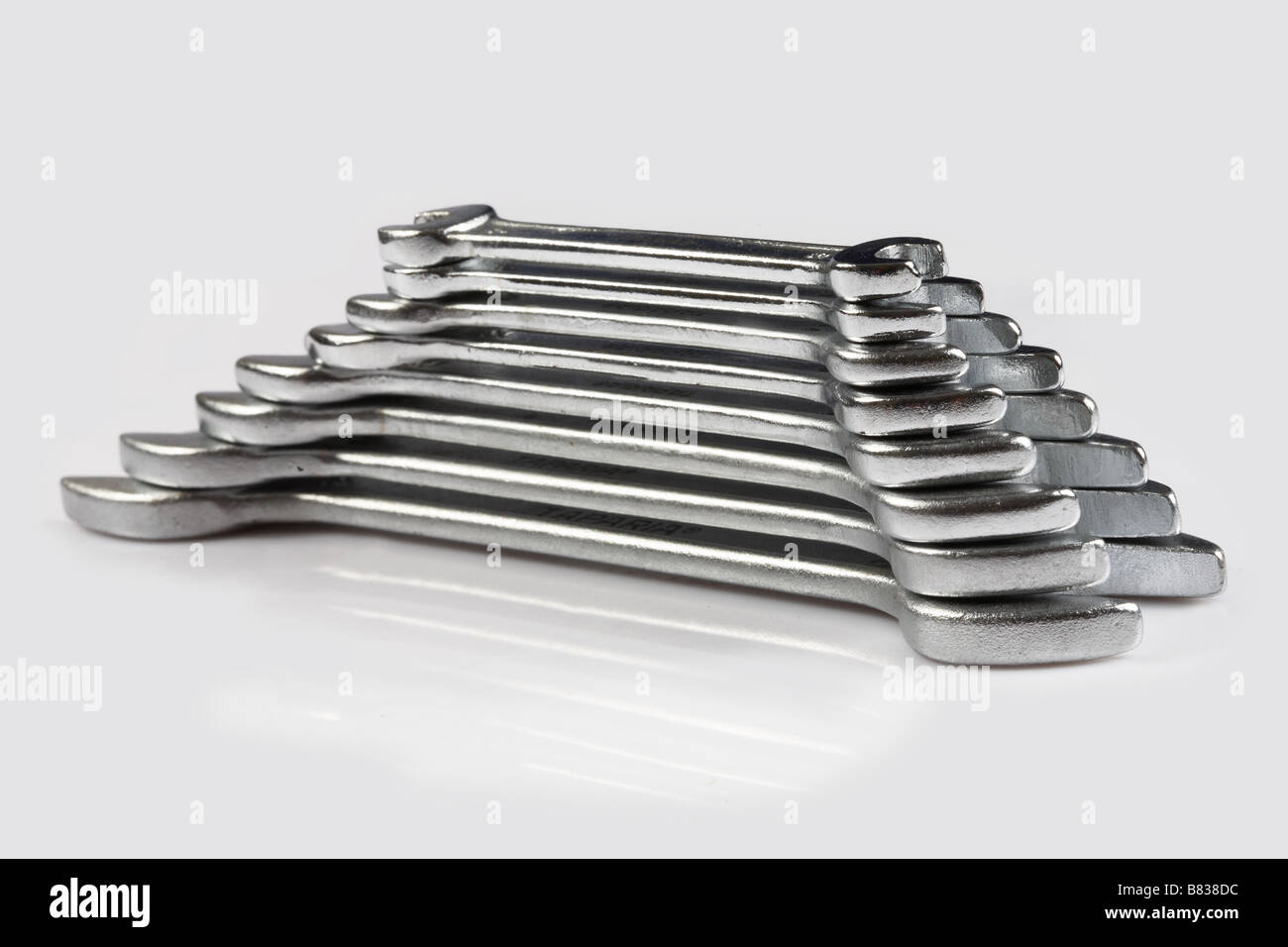 Arrangement of spanners Stock Photo - Alamy
