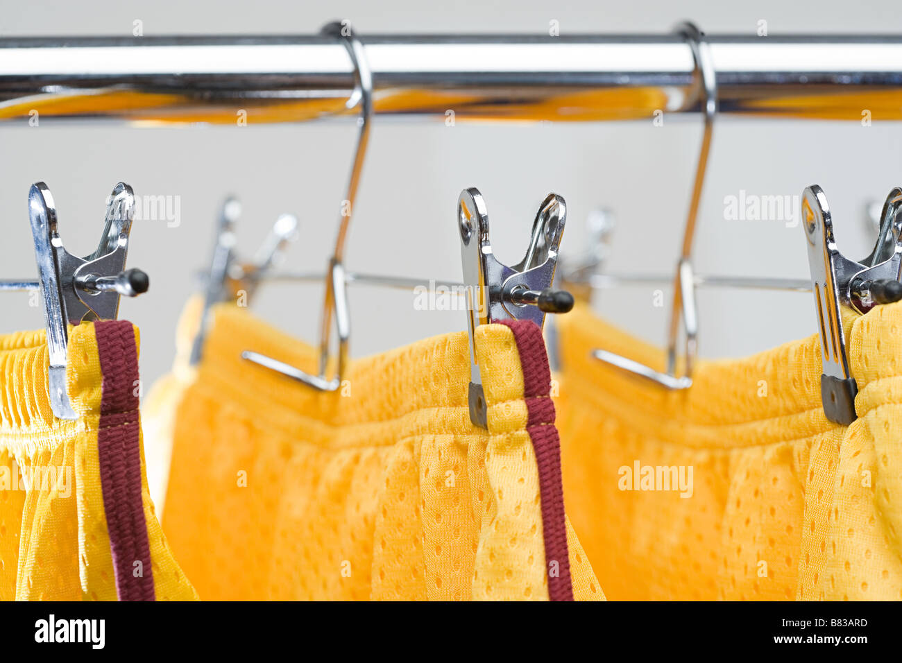 Shorts in a clothes shop Stock Photo - Alamy