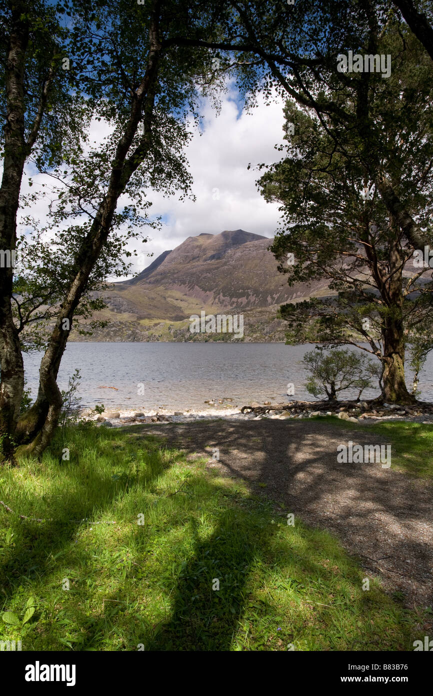 Slioch and Loch Maree Wester Ross Scotland Stock Photo - Alamy