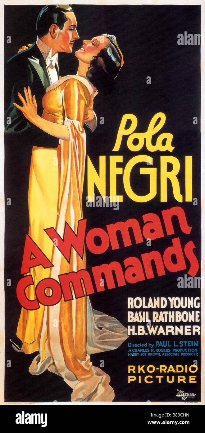 A Woman Commands A Woman Commands (1932) USA Affiche , Poster Director ...