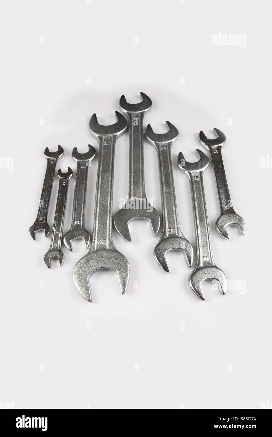 Arrangement spanners hi-res stock photography and images - Alamy