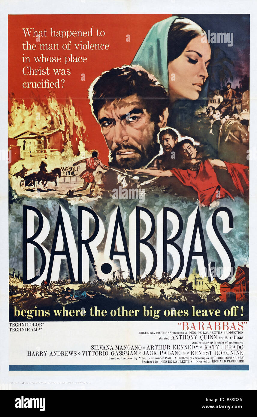 Barabbas Year: 1962 USA Director : Richard Fleischer Anthony Quinn ...
