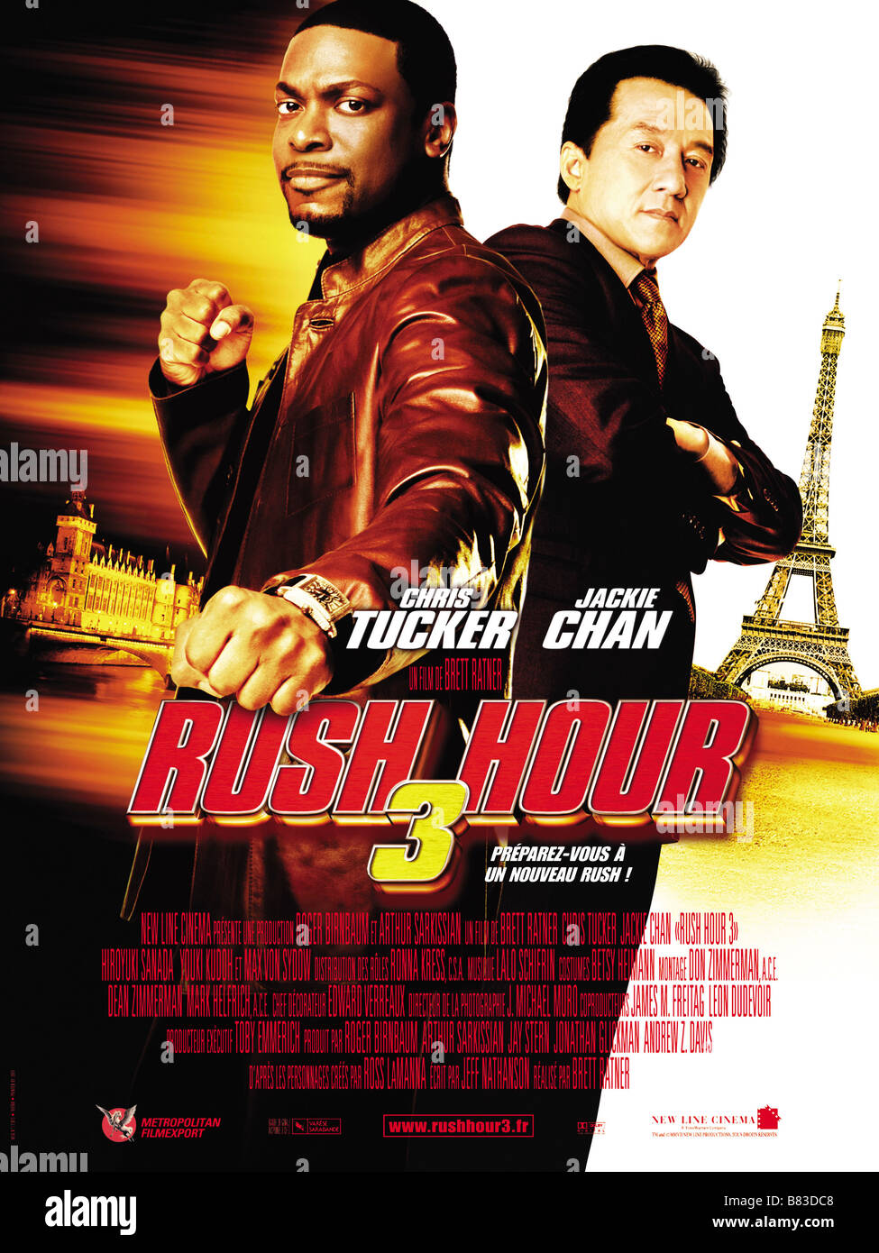 Rush Hour 3 Year : 2007 - USA Affiche / Poster Jackie Chan, Chris Tucker Director: Brett Ratner ...