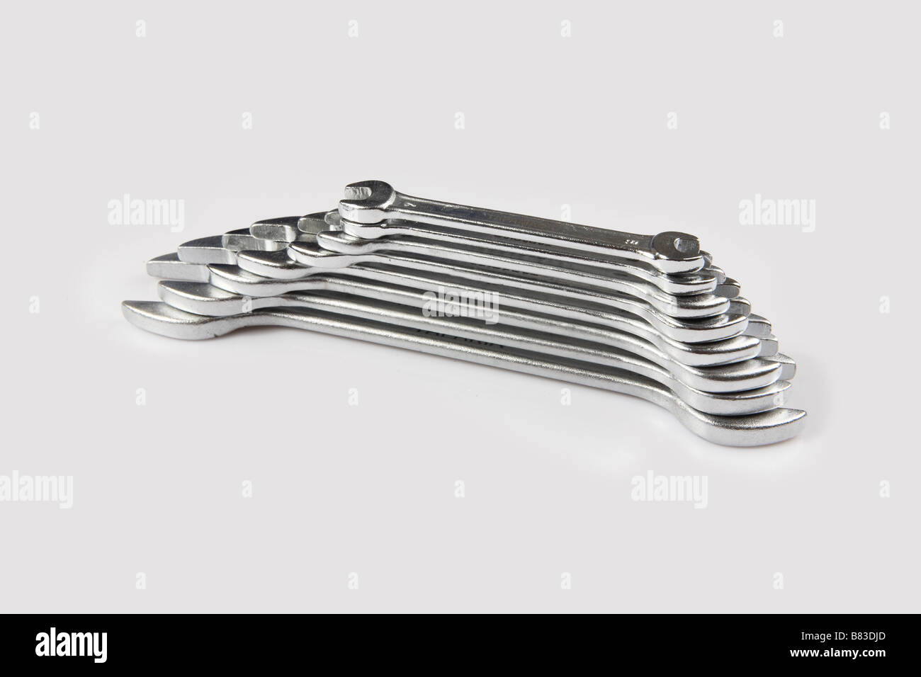 Arrangement of spanners Stock Photo - Alamy