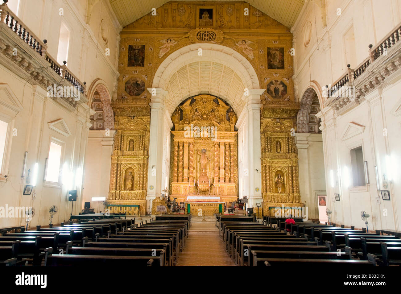 Basilica of Bom Jesus in Old Goa India Stock Photo - Alamy