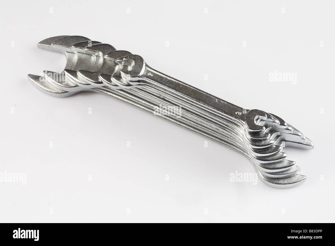 Arrangement of spanners Stock Photo - Alamy