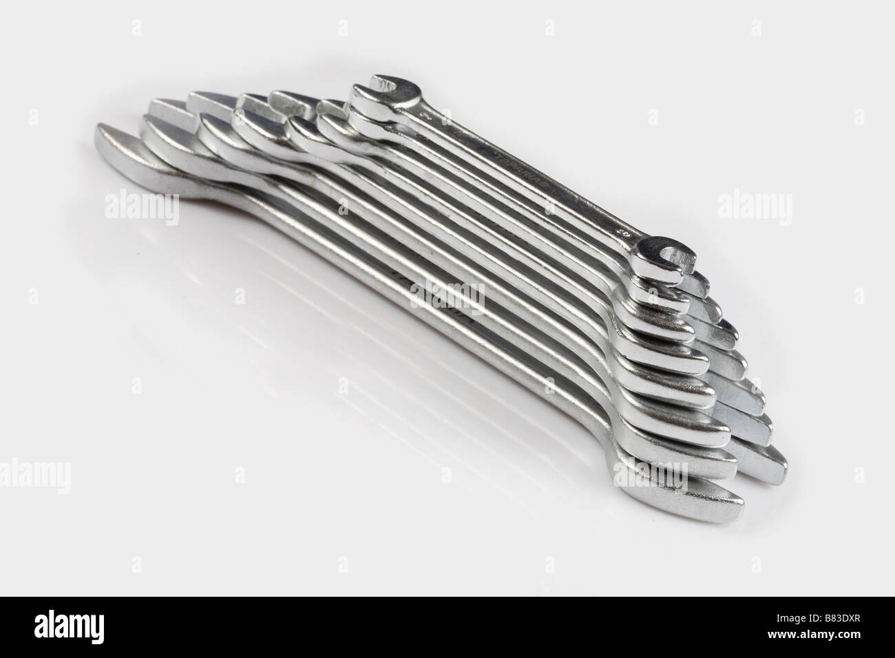 Arrangement of spanners Stock Photo - Alamy