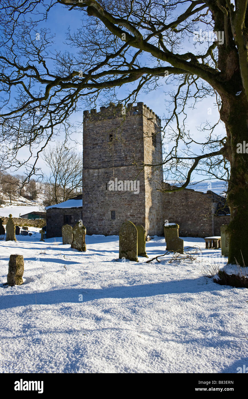 Hubberholme church winter hi-res stock photography and images - Alamy