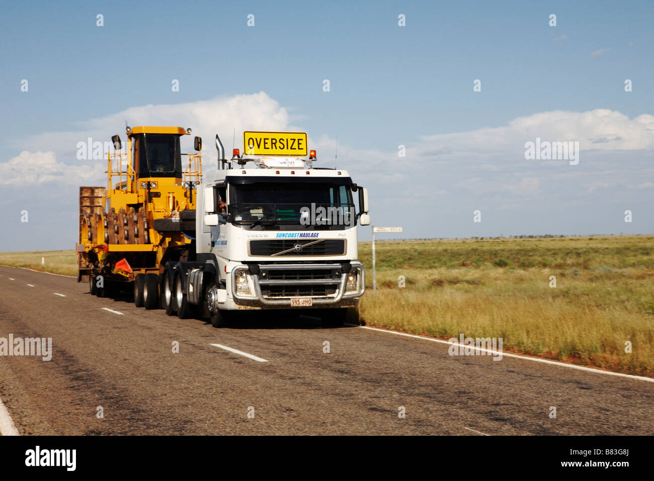 Road Train in the Australian Outback Stock Photo - Alamy
