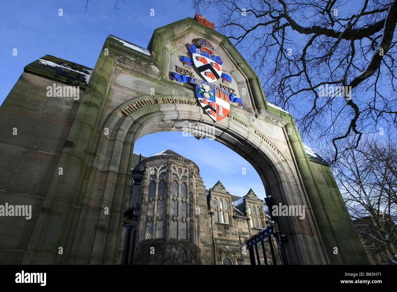 The New Kings building, at the University in Old Aberdeen, Scotland, UK ...