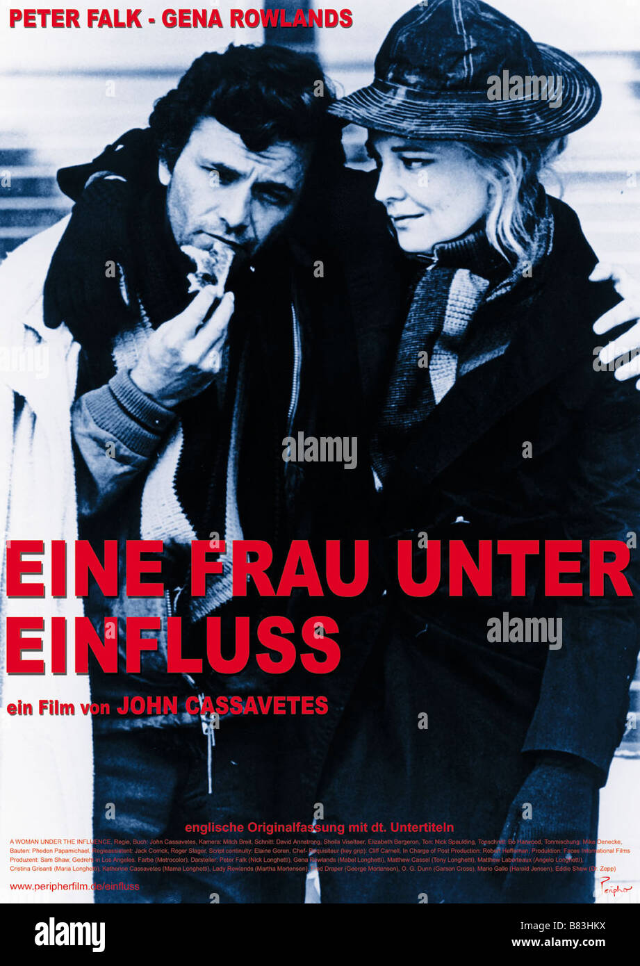 A Woman Under the Influence Year : 1974 USA Affiche / Poster Peter Falk ...