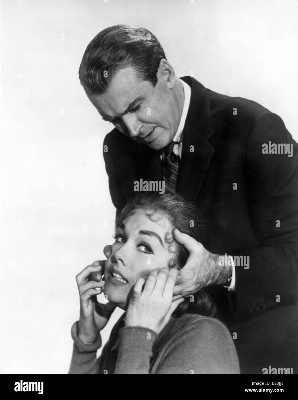 Kim novak and director alfred hitchcock Black and White Stock Photos ...