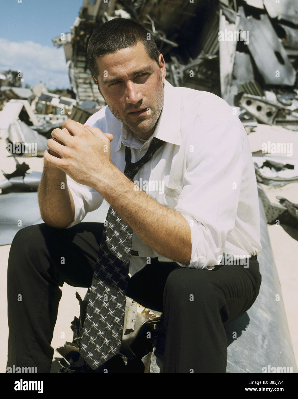 Lost TV Series 2004 - 2010 - USA 2004 Season 01 Matthew Fox Stock Photo ...