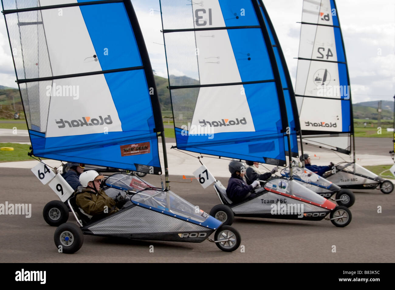 Blokart sailing hi-res stock photography and images - Alamy