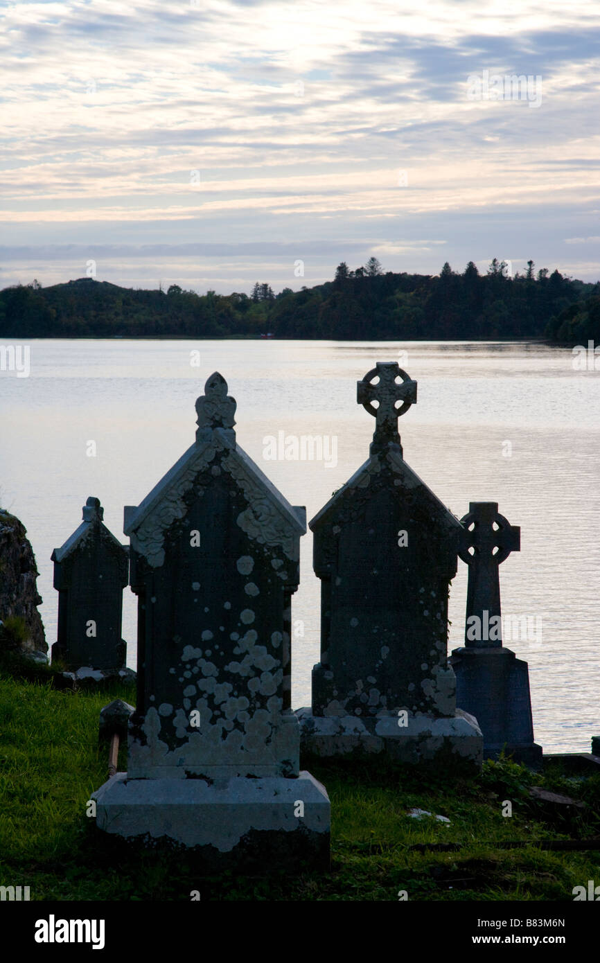 Sunset over Donegal Friary, Ireland Stock Photo - Alamy