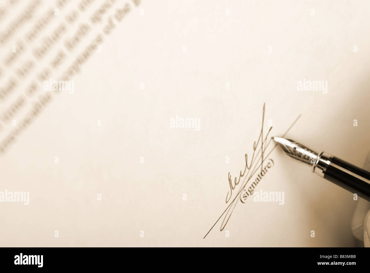 The signature Acknowledgement of the document by means of the unique ...