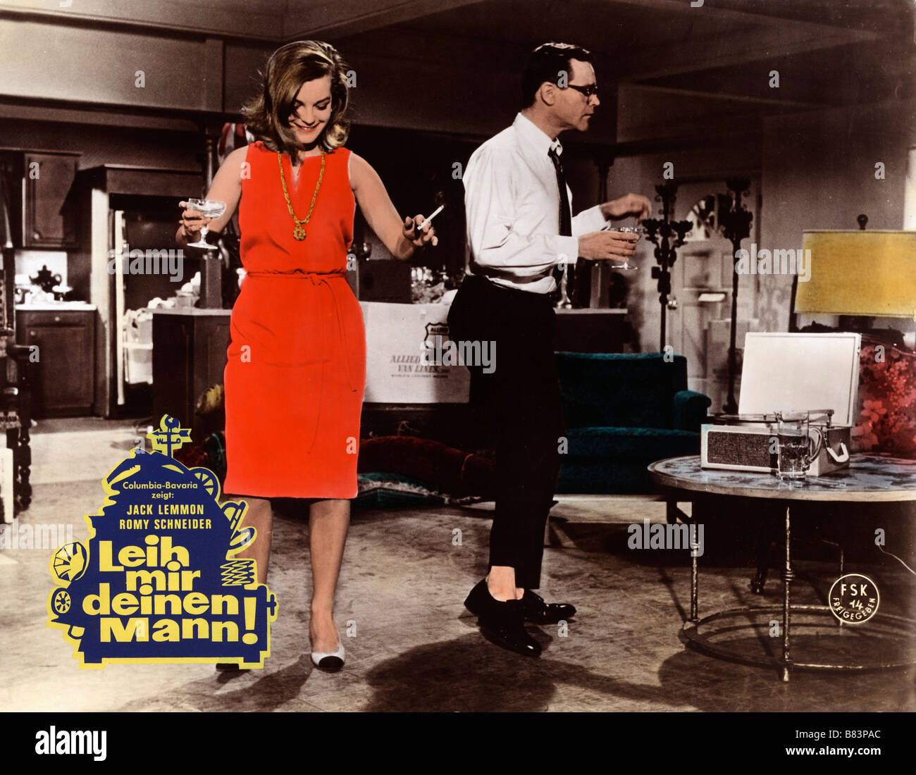 Jack lemmon romy schneider hi-res stock photography and images - Alamy