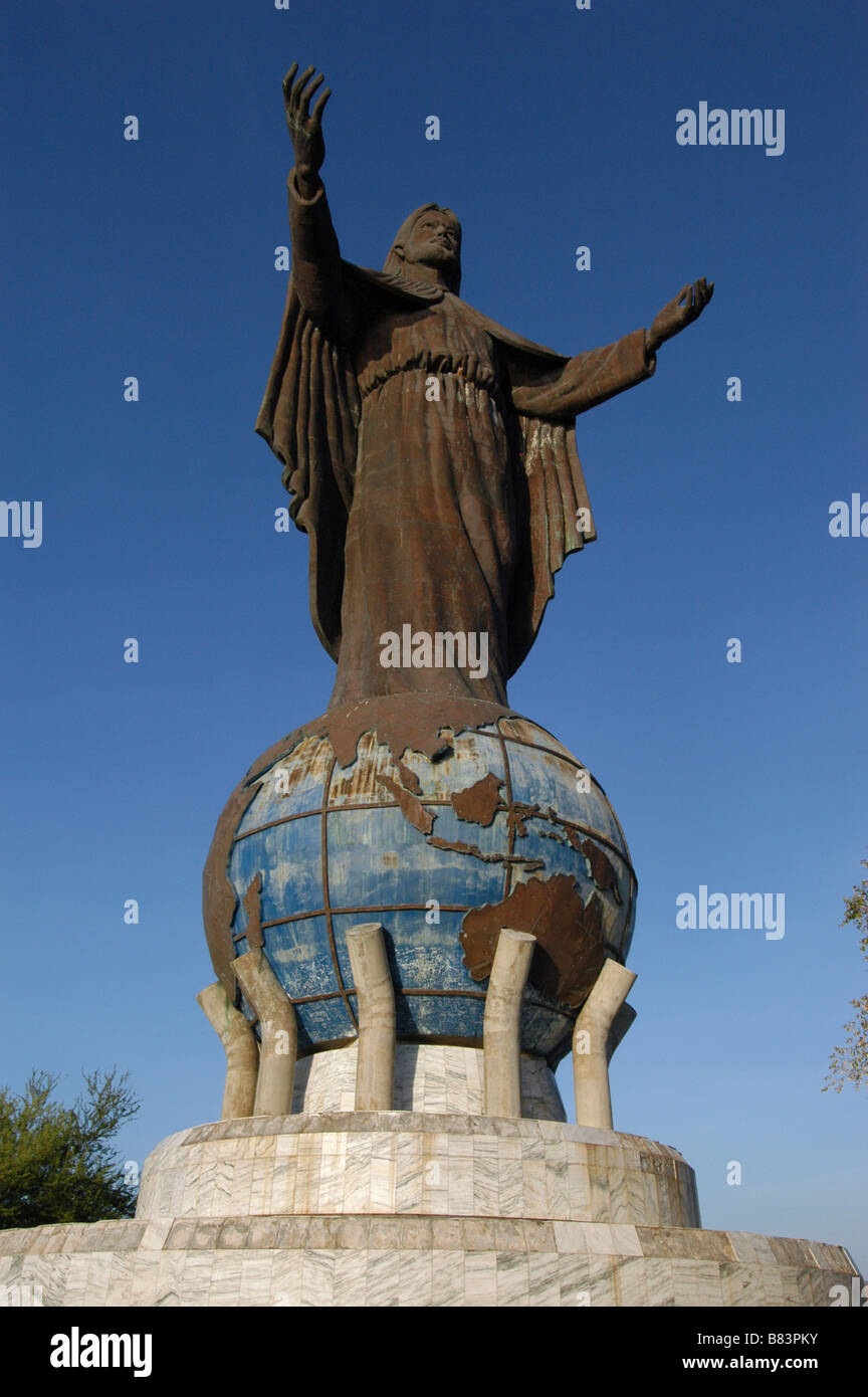 Statue of Christo Rei on Cape Fatucama in Dili Timor Leste Stock Photo ...