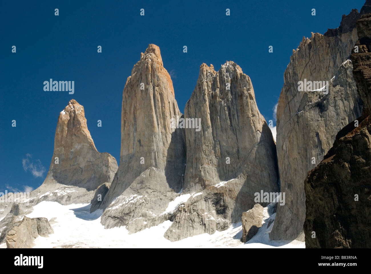 Torres Del Paine (towers of Paine), Chile Stock Photo - Alamy