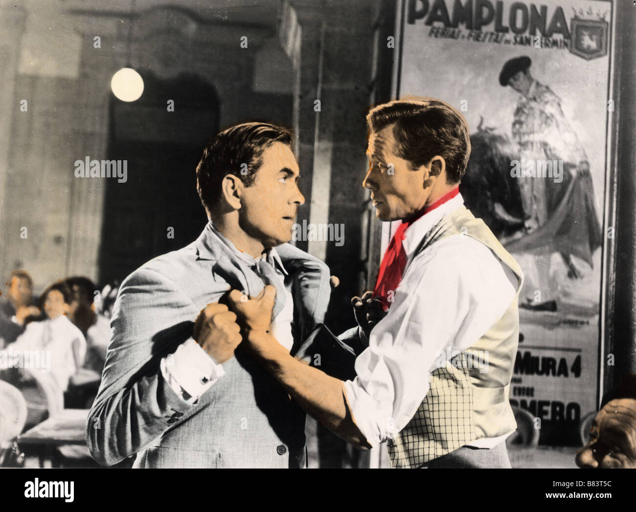 The Sun Also Rises Year: 1957 - USA Tyrone Power, Mel Ferrer Director: Henry King Stock Photo ...