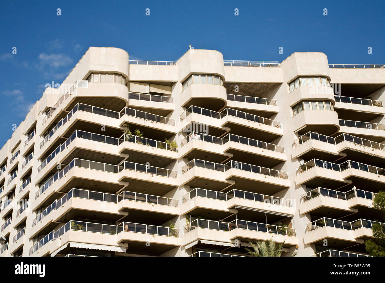 Apartment Building Palma Mallorca Stock Photo - Alamy