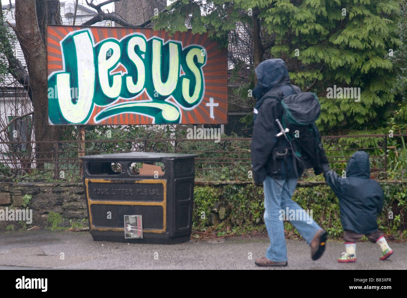 Jesus sign hi-res stock photography and images - Alamy