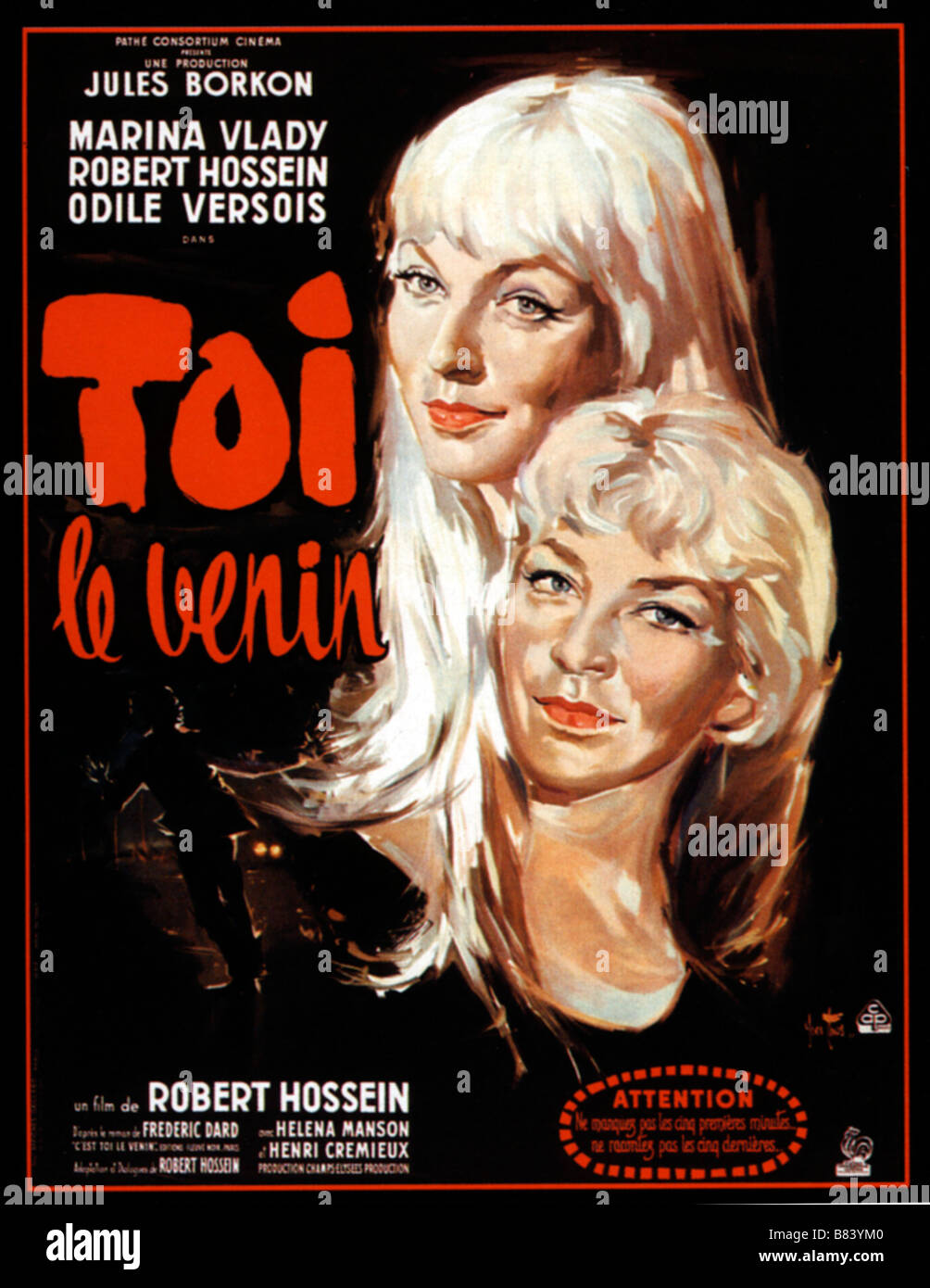 Toi, le venin Toi, le venin (1958) France / Italy affiche, poster ...