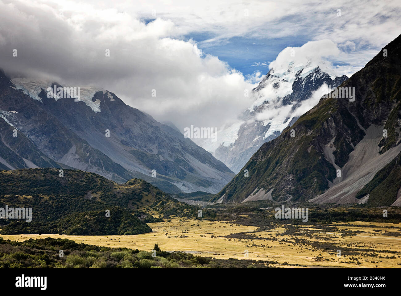 Mount Cook Range, New Zealand Stock Photo - Alamy