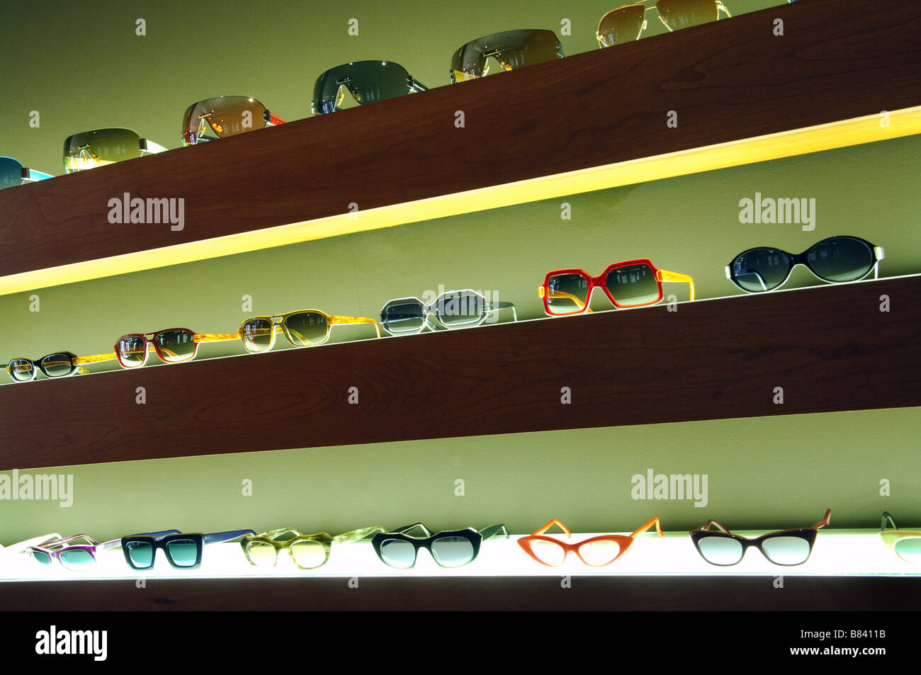 The interior of Kirk Originals, designer glasses and sunglasses shop in ...