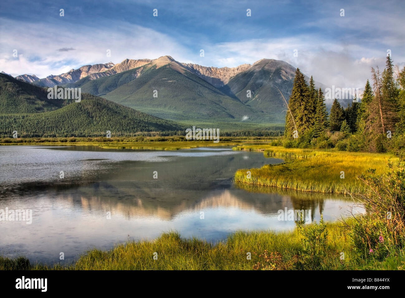 Vermilion Lakes, Banff National Park, Alberta, Canada Stock Photo - Alamy