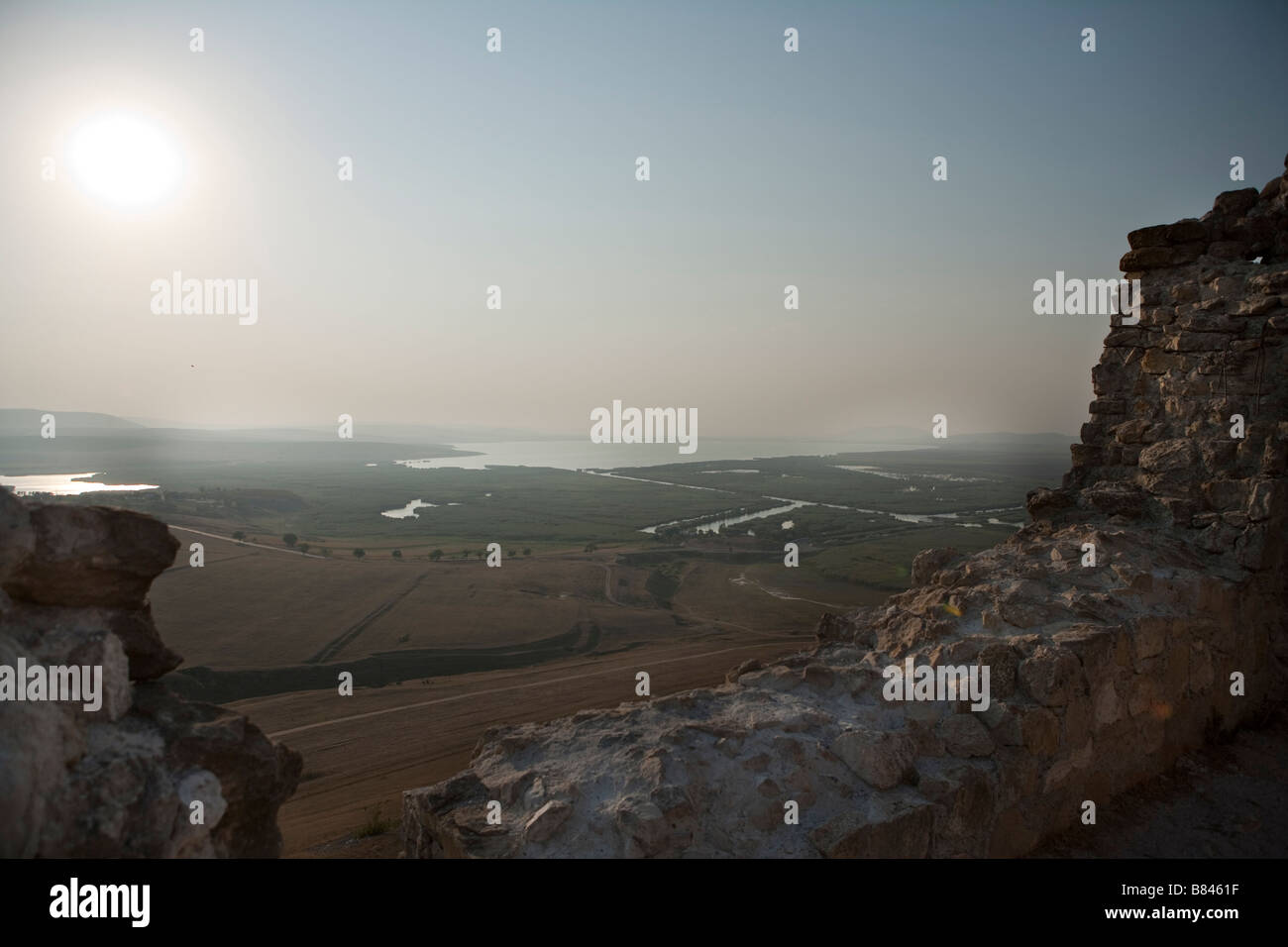 Ancient ruins on a deserted land Stock Photo - Alamy