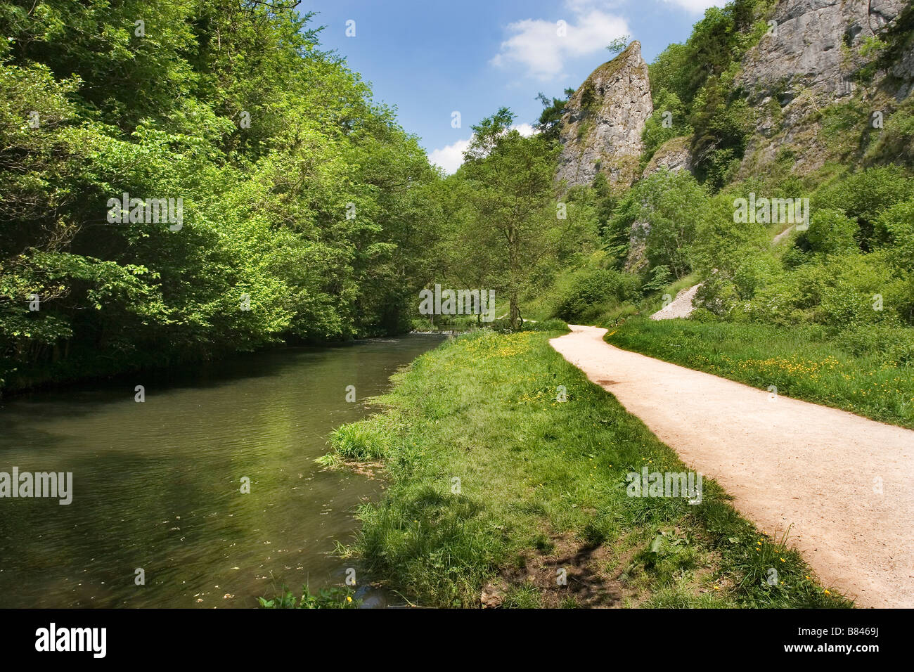 Dovedale near Ashbourne, Derbyshire Peak District Stock Photo - Alamy