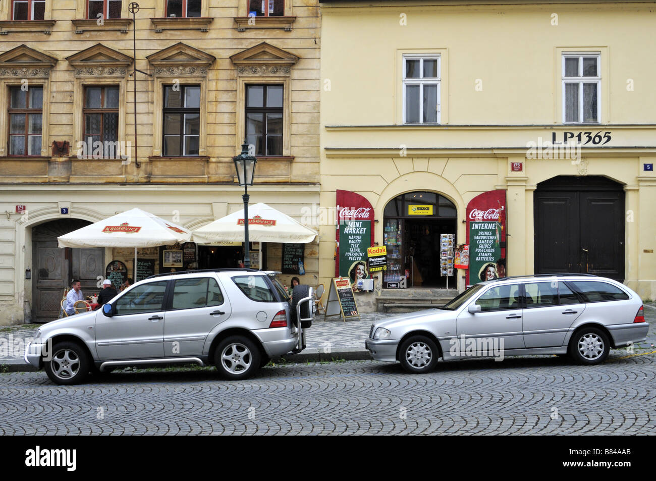 Mini general store and cafe in Hradcany district of Prague, Czech ...