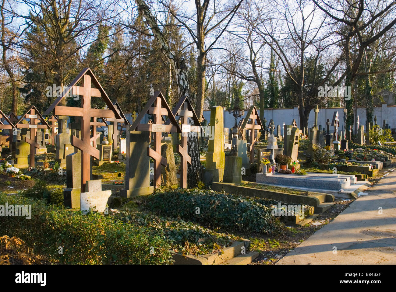 Russian Orthodox Cemetery High Resolution Stock Photography and Images ...