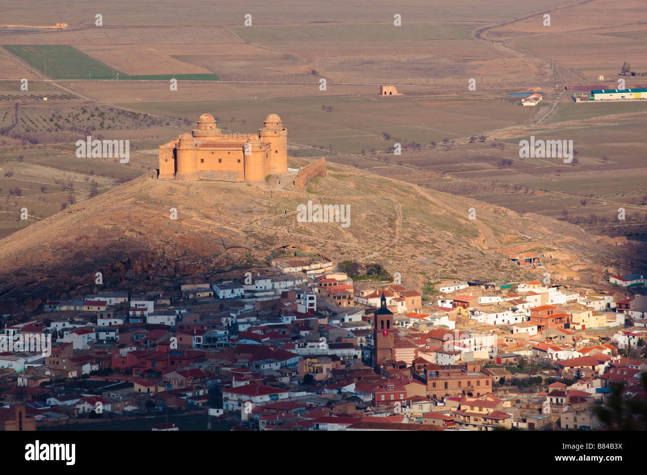 La Calahorra Granada Province Spain 16th century castle above village ...