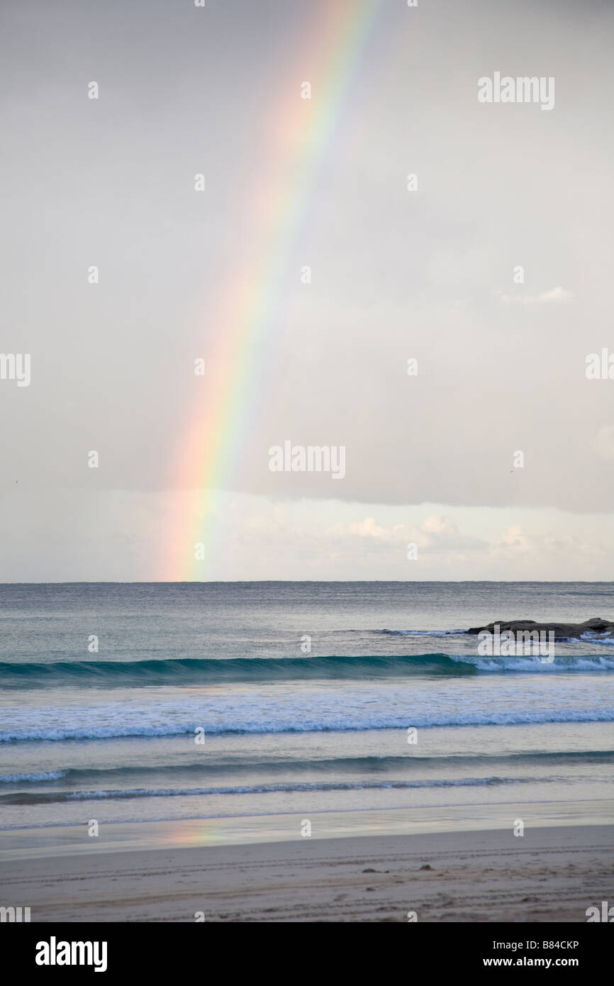 rainbow over manly beach , australia Stock Photo - Alamy