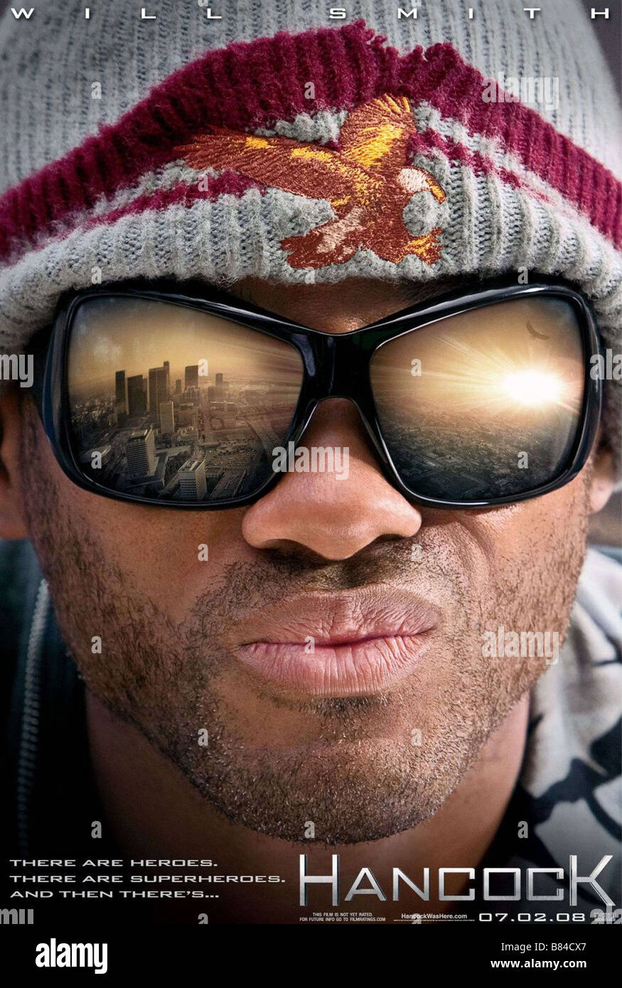 Hancock Year : 2008 USA Will Smith Director: Peter Berg Poster Stock ...