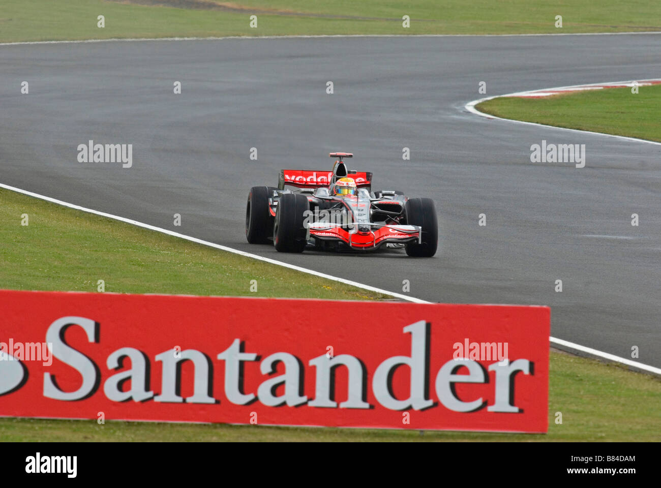 Lewis Hamilton at the British Grand Prix 2008 Stock Photo - Alamy