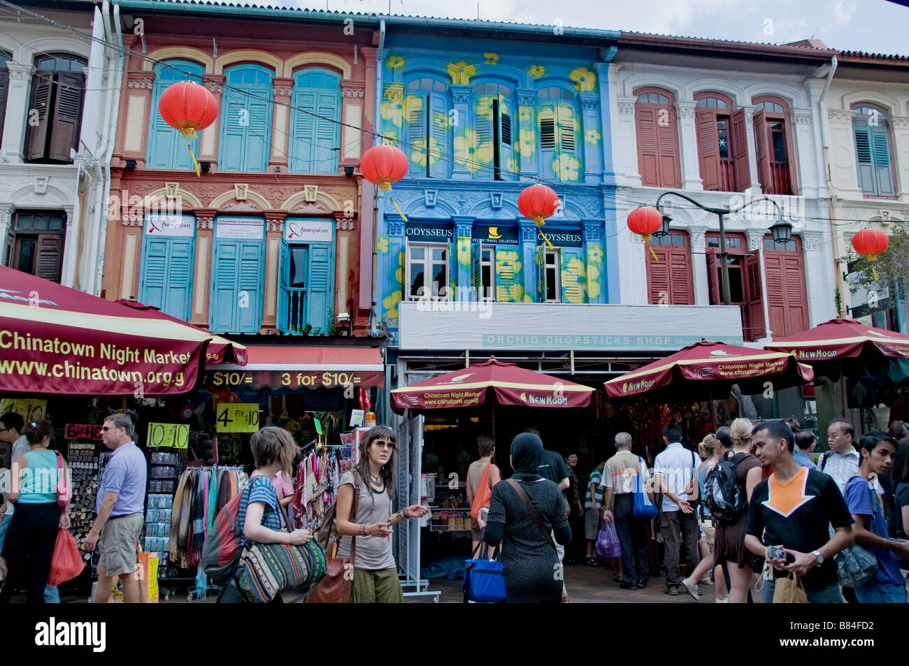 Singapore Chinatown china chinese streetshop store night market centre ...