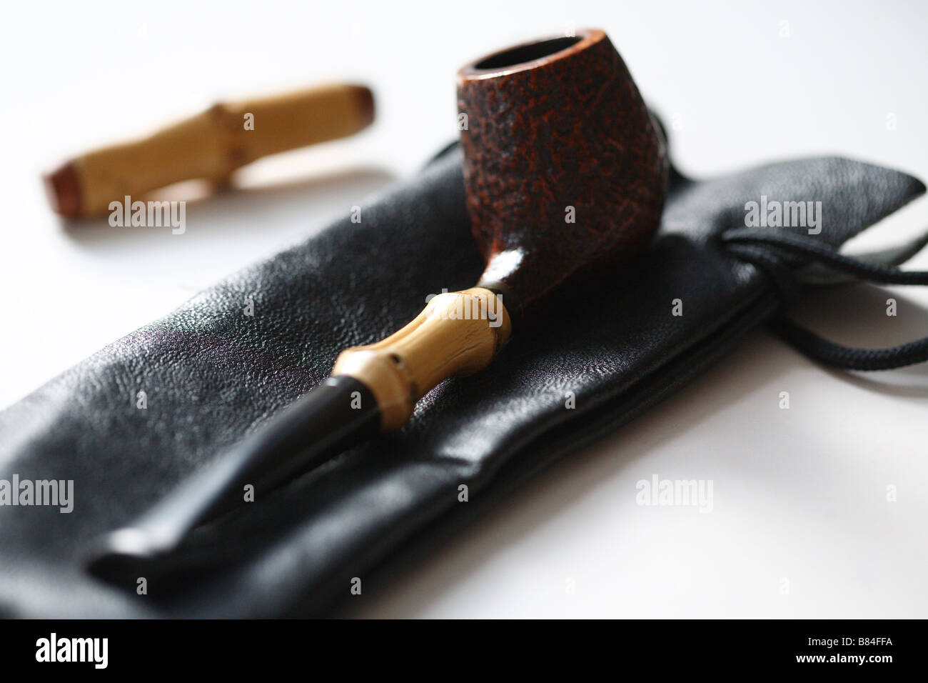 Collectible vintage and new briar pipes, and tobacco Stock Photo - Alamy