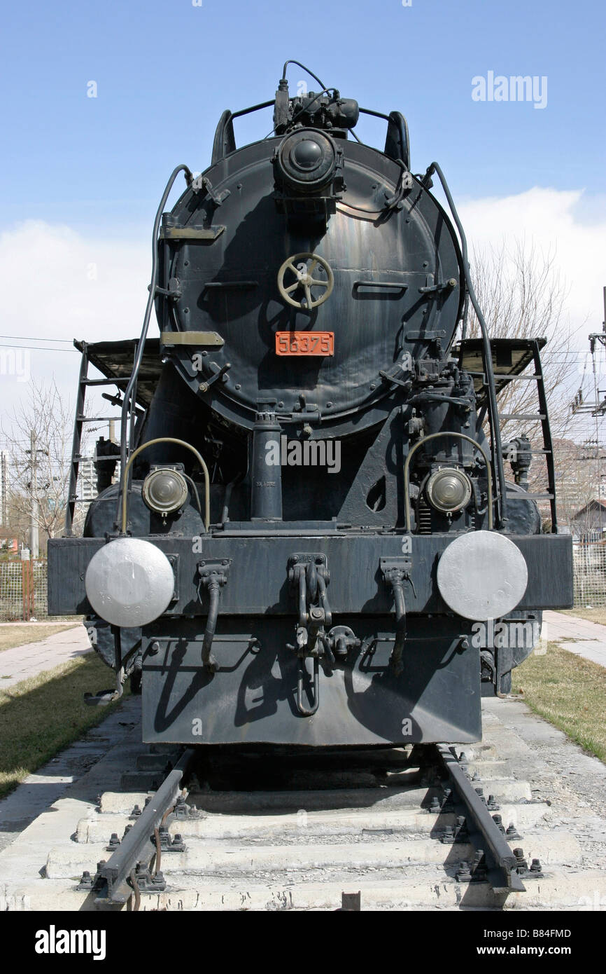 Ankara Turkey Steam engine railway museum Stock Photo - Alamy